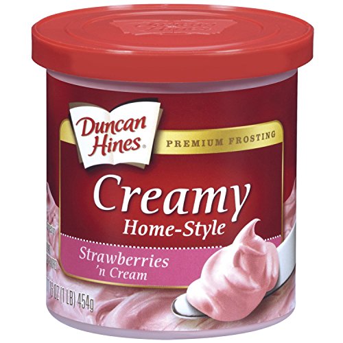 Duncan Hines Creamy Home Style Frosting Strawberry Cream 16 Oz Duncan Hines Creamy Home Style Frosting Strawberry Cream 16 Oz