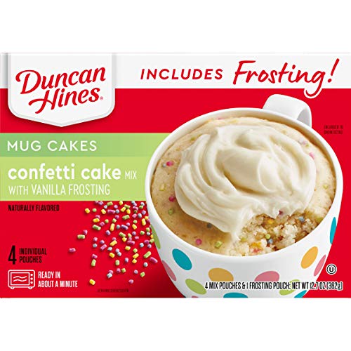 Duncan Hines Mug Cakes Confetti Cake And Frosting Hello Halal